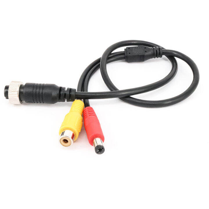 GX12 Aviation Head 4 Pin Femalemale To AV DC Cable Rca Video Audio ...