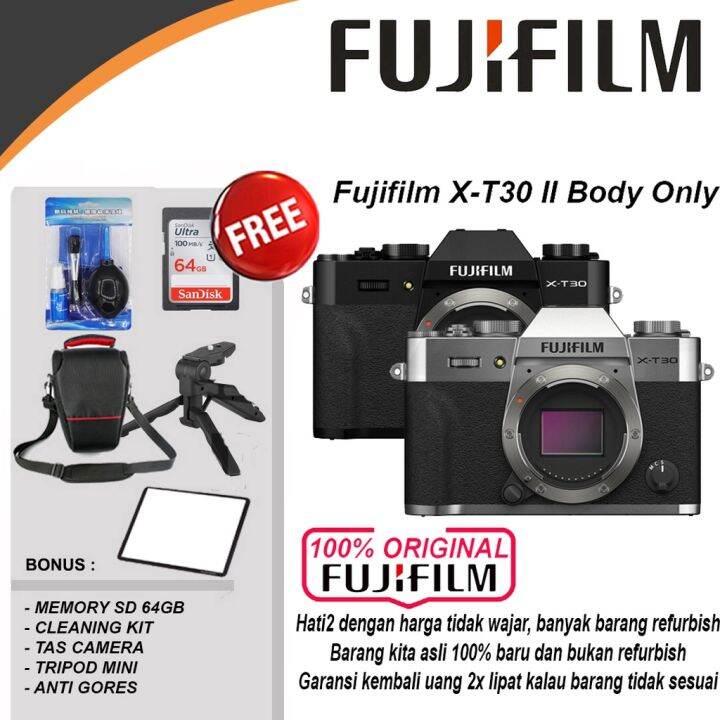 Fujifilm X-T30 II Body Only Camera Mirrorless Fuji XT30 MARK 2 - BO M2 | Lazada Indonesia