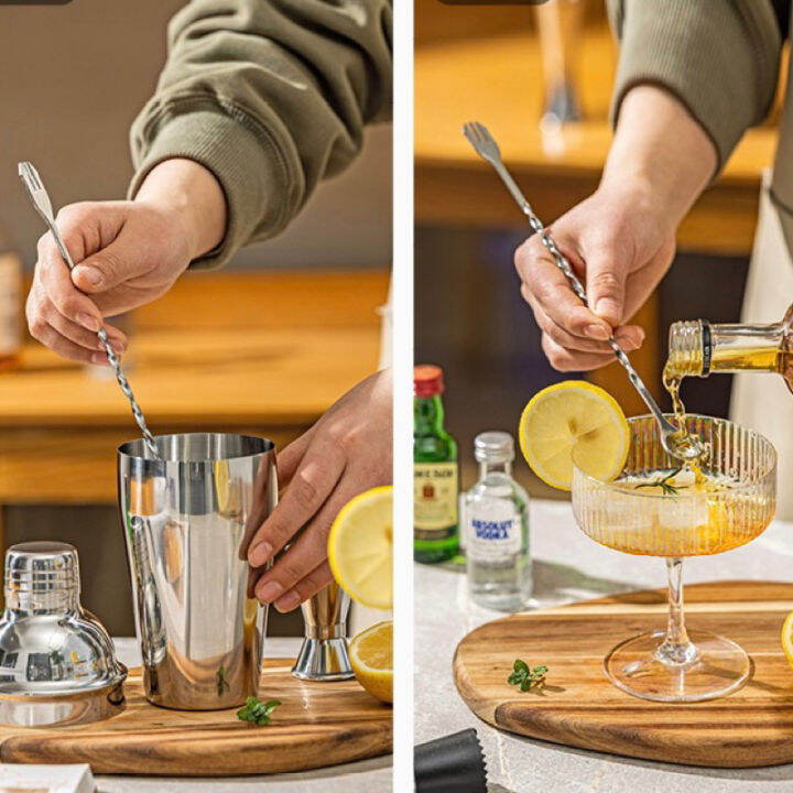 304 Stainless Stirrer Bar Spoon Stainless Food Grade Milktea Stirrer ...