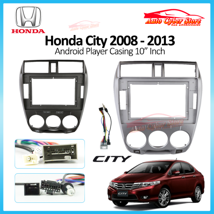 Honda City 2008-2013 10" Inch Player Radio Casing with Socket (FOR 10 ...