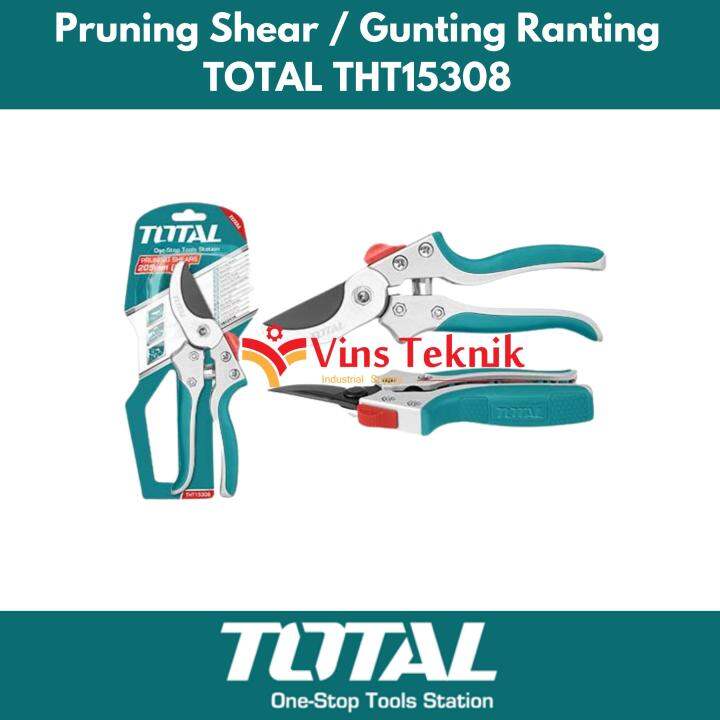TOTAL THT15308 Pruning Shear Gunting Ranting gunting taman bunga 8inch ...