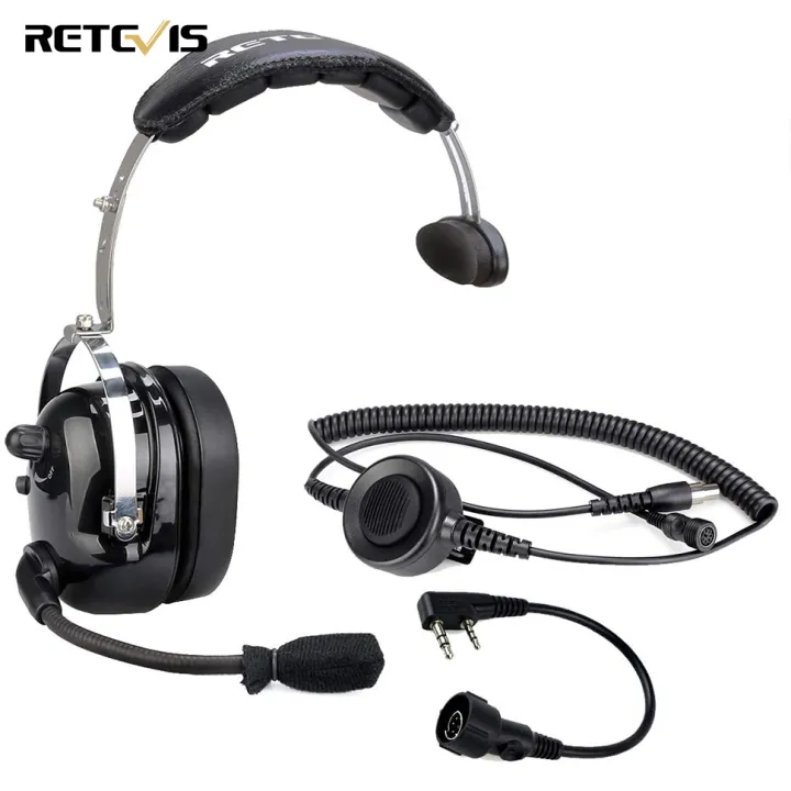 Retevis Two Way Radio Earpiece with Mic Noise Reduction Headset for Retevis RT21 RT22 RT27 ...