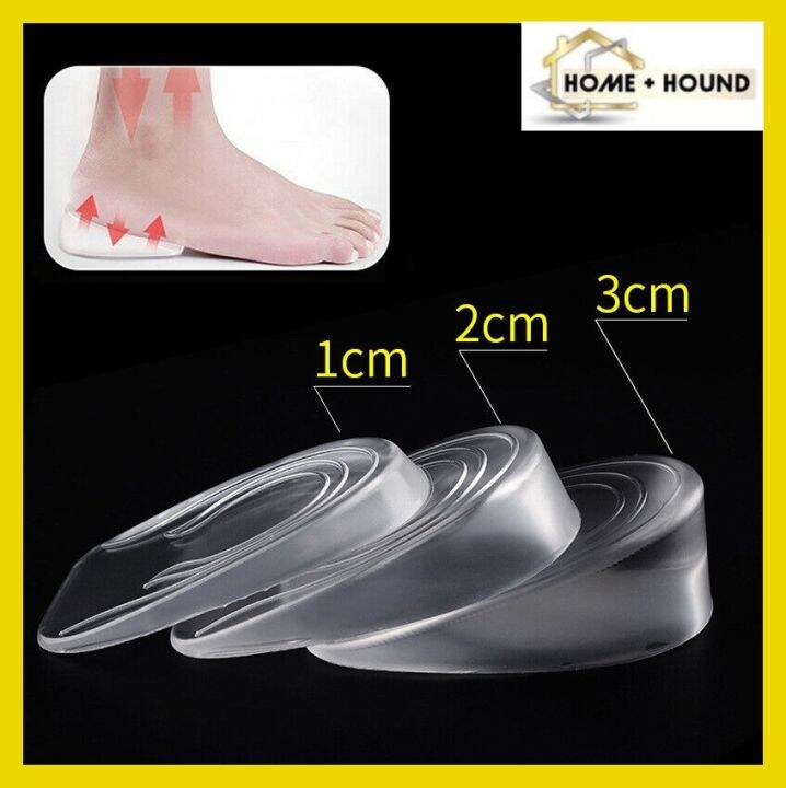 Home+Hound Silicone Gel Height Increase Shoe Insoles Heel Insert Pad ...