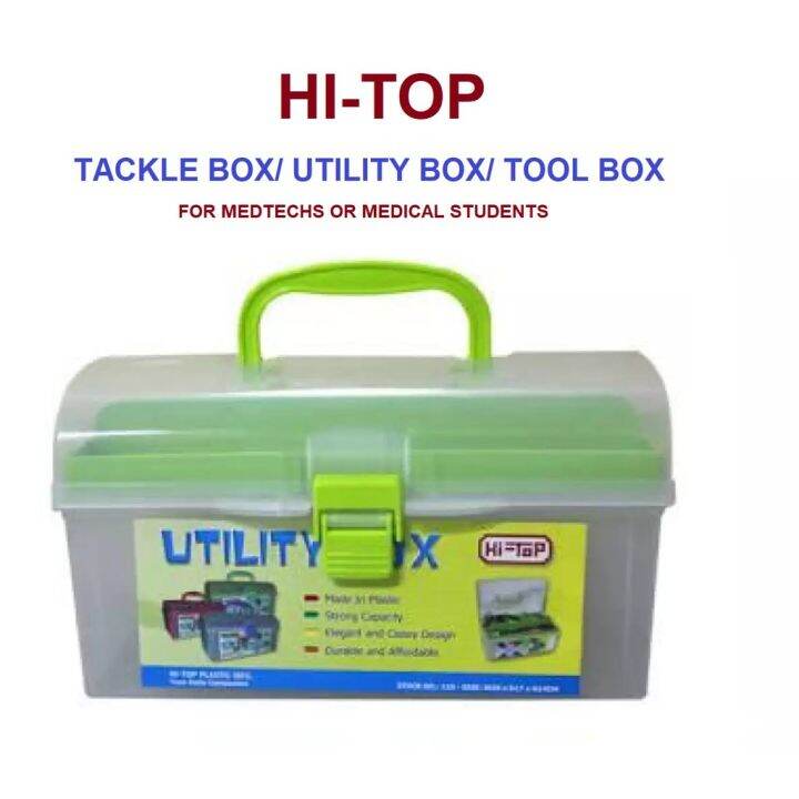 HI-TOP MEDICAL UTILITY BOX (TACKLE BOX) | Lazada PH