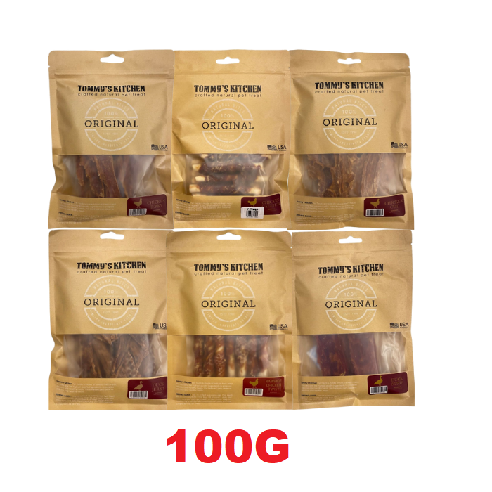 TOMMY'S KITCHEN Duck Jerky / Chicken Jerky / Rawhide Chicken Twist Dog ...