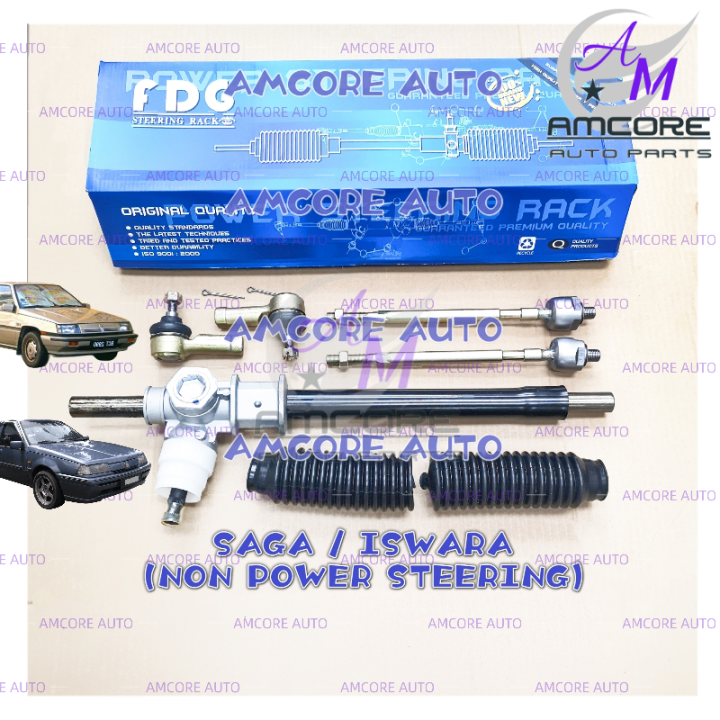 PROTON SAGA ISWARA - STEERING RACK ASSY (NEW)[FULL SET] NO POWER ...