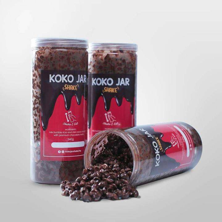 KOKO JAR SHAKE RANGUP,LEMAK MANIS COKLAT CAIR BERGABUNG DENGAN BUBBLE ...