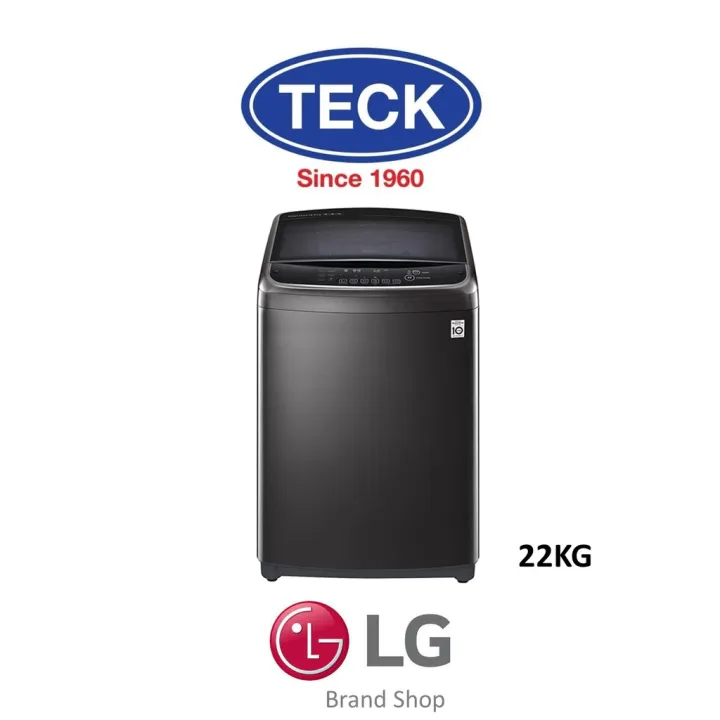 LG TH2722SSAK 22kg Top Load Washing Machine with Inverter Direct Drive ...