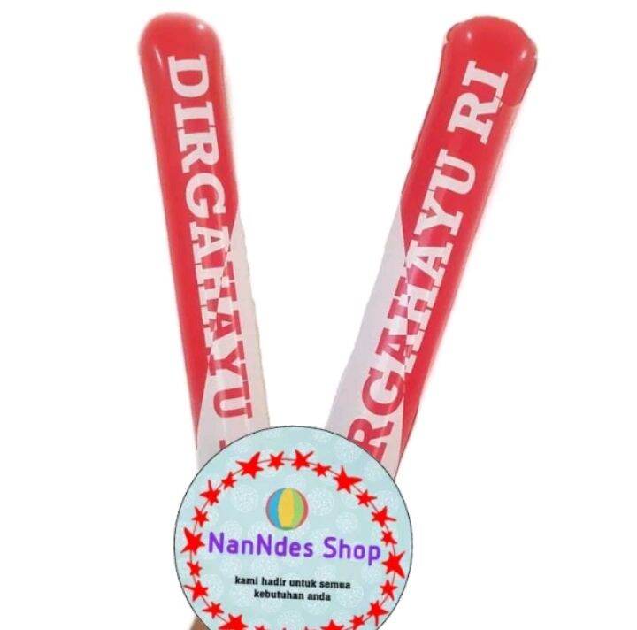 Balon Tepuk Dirgahayu RI / Balon PVC Suporter INDONESIA / Balon ...