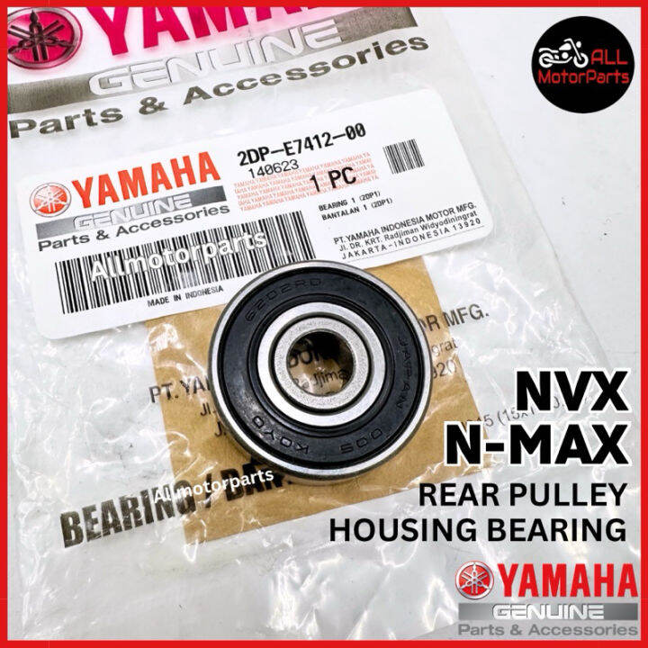 [100% ORI] NVX NMAX NVX N-MAX CVT REAR PULLEY HOUSING BEARING 6202 2DP-E7412-00 COVER BEARING ...