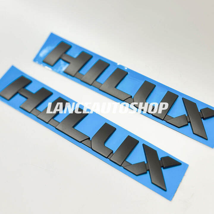 HILUX Logo Letter Emblem Hilux Car Emblem Big Hilux Rear Trunk Emblem ...