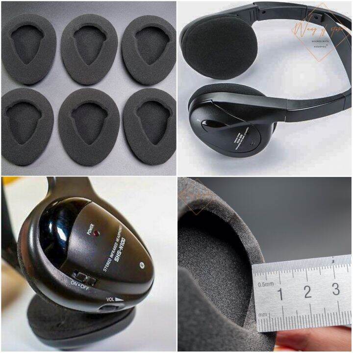 3 Pairs Earpads Foam Ear Pads Cushion For Alpine SHS-N100 IR SHS-N103 ...