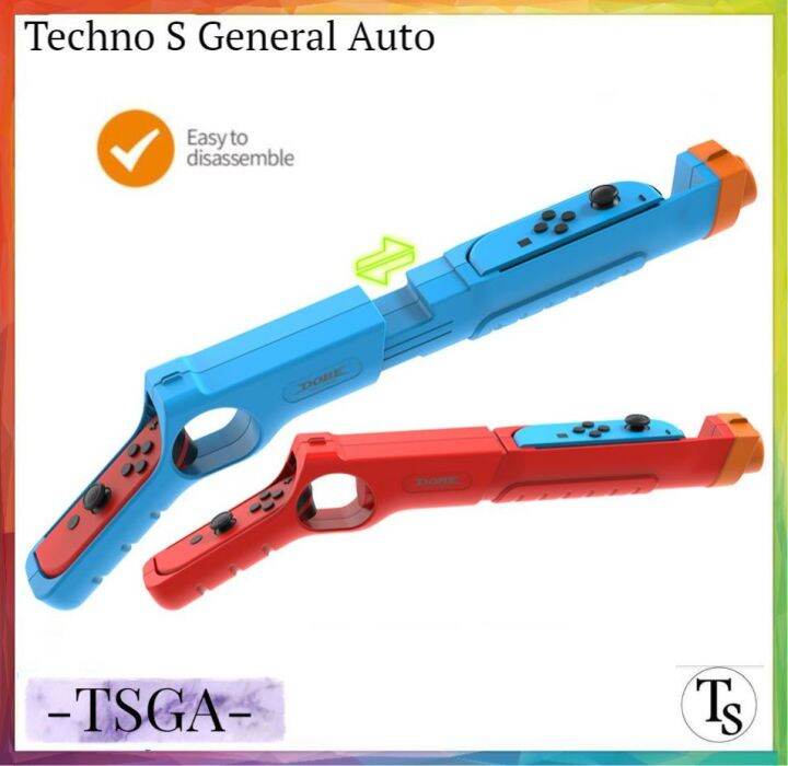 Dobe GameGun Game Gun Shooting Gun Pistol for Nintendo Switch Oled Joy ...