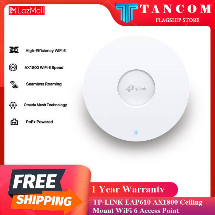 TP-Link EAP610 AX1800 Ceiling Mount WiFi 6 Access Point | Lazada PH