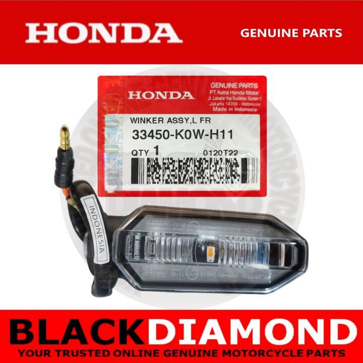 JOEY - ORIGINAL HONDA ADV 150 | TURN SIGNAL / WINKER ASSEMBLY, LEFT FRONT (13.5 VOLT, 3.4 WATTS ...