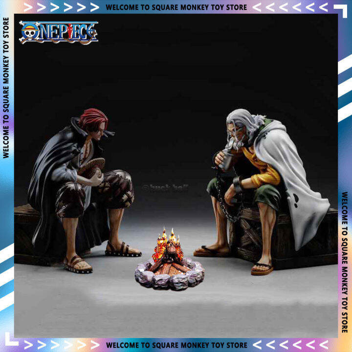 One Piece Rayleigh Silver Figure Shanks Anime Figures Rayleigh Silver ...