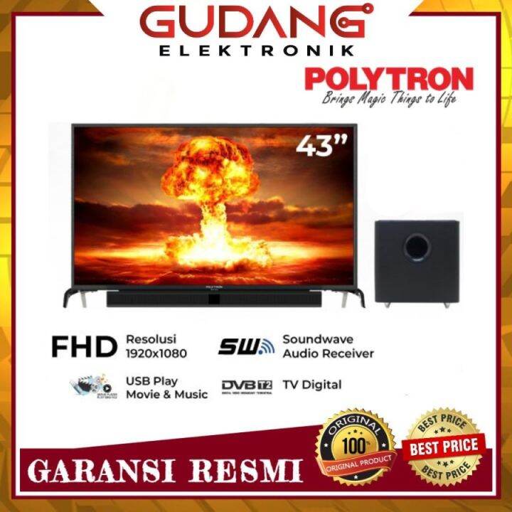 LED TV 43 INCH POLYTRON PLD 43BV1558 LED POLYTRON PLD-43BV1558 DIGITAL ...