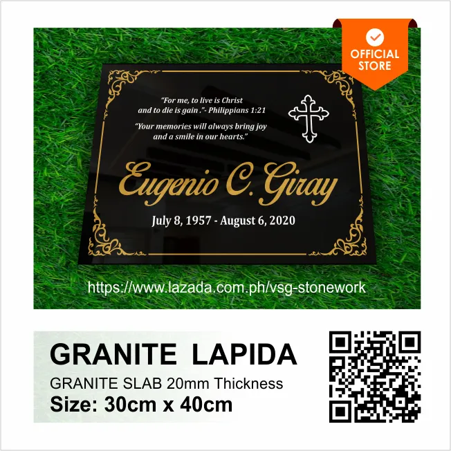 VSG • Natural Granite Lapida Slab 20mm Thickness | Lazada PH