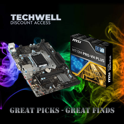 MSI H110M PRO VH PLUS INTEL H110 MOTHERBOARD | Lazada PH