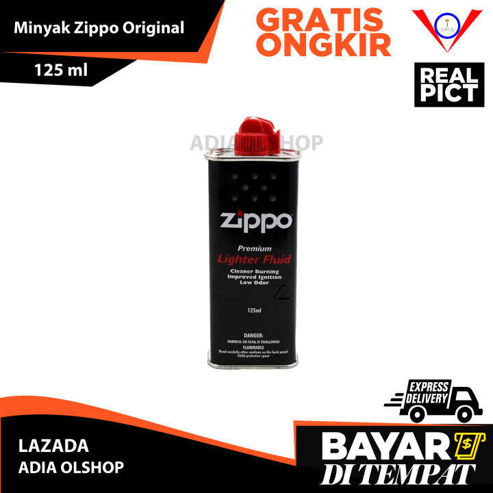 Fluid Minyak Zippo isi 125 ml - Hitam | Lazada Indonesia