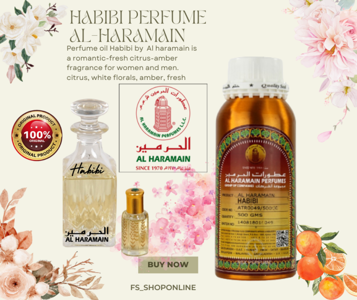 AL-HARAMAIN PERFUMES HABIBI FROM MAKKAH K.S.A. 100% PATI/MINYAK WANGI ...