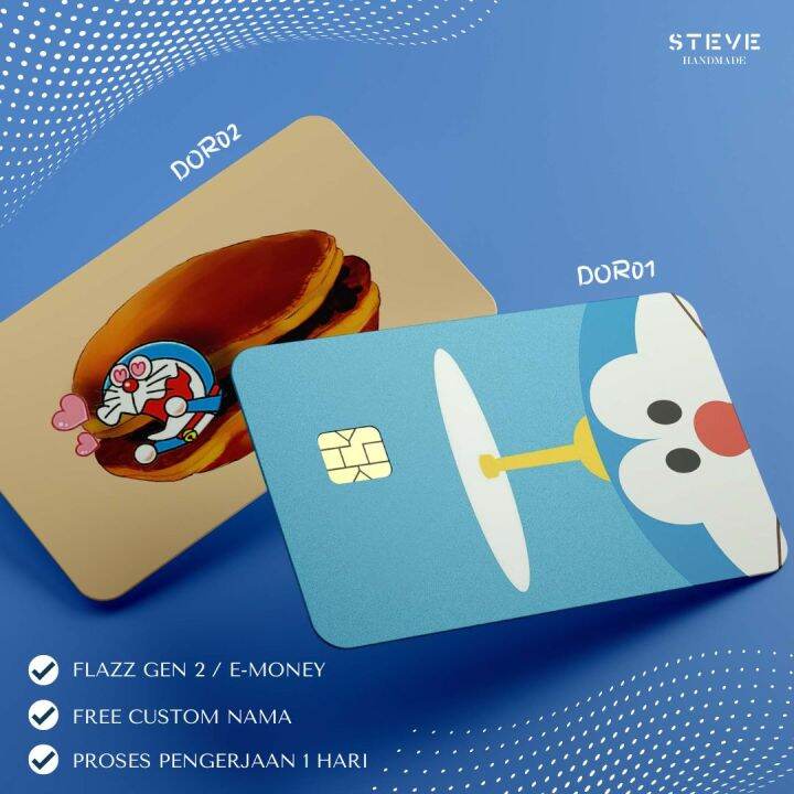 Flazz Gen 2 Emoney Mandiri Custom Doraemon FG2006 EM2101 | Lazada Indonesia