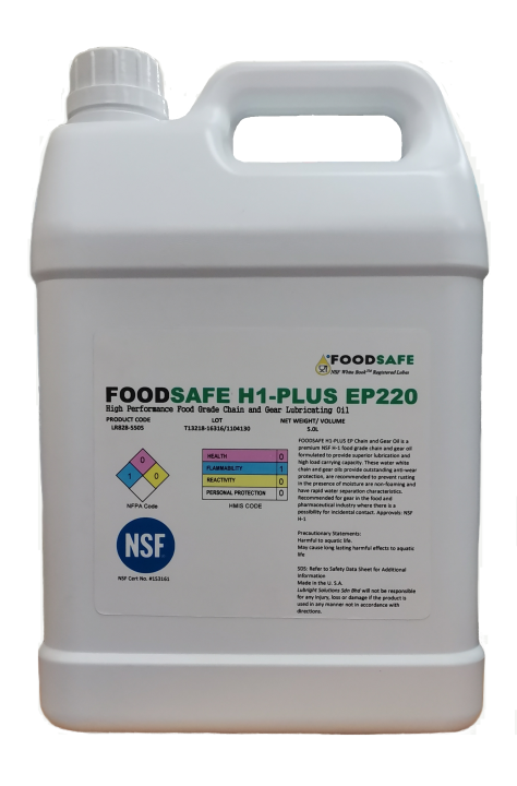 Foodsafe H1-Plus EP220 @ 5L Bottle (Food Grade NSF Certified H1 Type ...