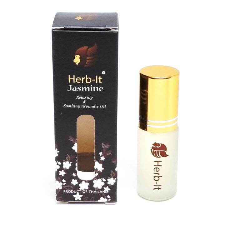 Herbit Aromatic Jasmine Roll-on ยาดม กลิ่นมะลิ แบบลูกกลิ้ง (ใช้ดม ใช้ทา ...