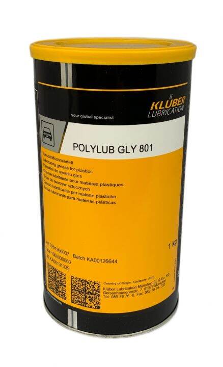 KLUBER POLYLUBE GLY801 จารบี KLUBER Special synthetic lubricating ...