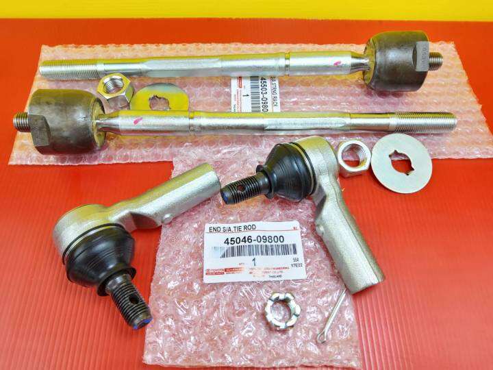 ลูกหมากแล็ก+คันชัก toyota รีโว 4X4#45503-09800(แร็ค),45046-09800(คันชัก ...