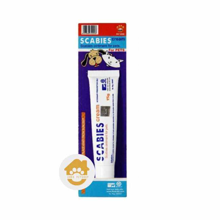 Scabies Cream 15gr - Salep Scabies Kucing Anjing Salep Jamur Aman ...