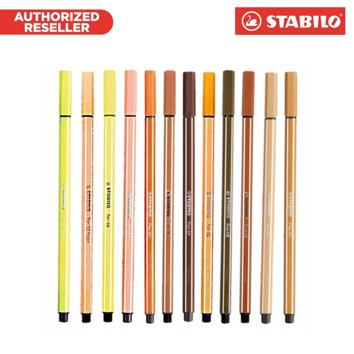 STABILO Pen 68 Shades of Yellow 12-piece Set | Lazada PH