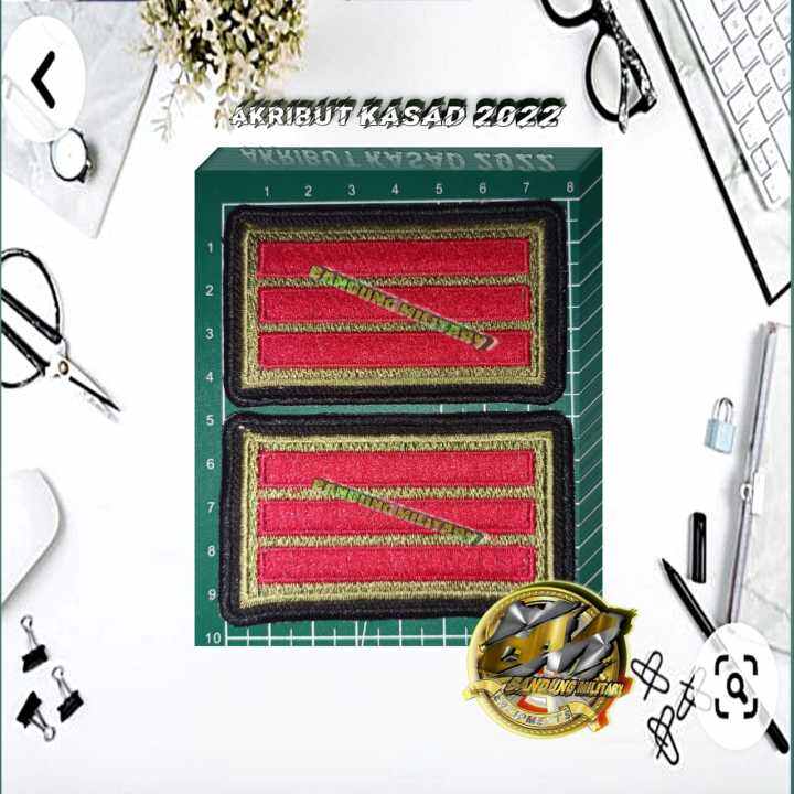 Papan Nama PDL TNI AD Terbaru Bordir Akribut Pangkat Prada Pratu Praka ...