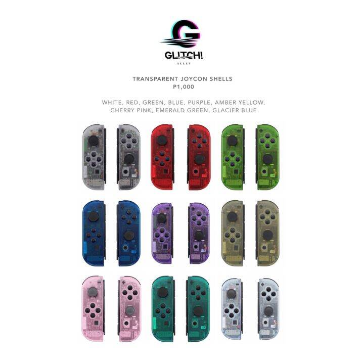 Transparent Joycon Shells Nintendo Switch | Lazada PH