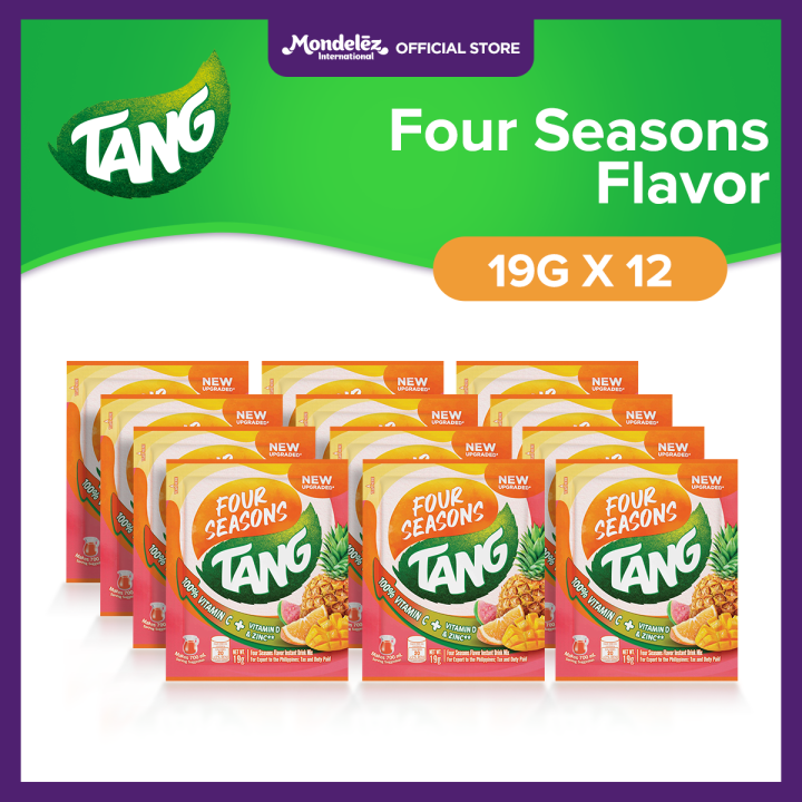 Tang Instant Drink Mix - Four Seasons Flavor 19g with Vitamins and ...