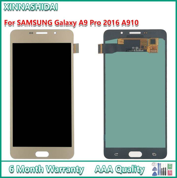 หน้าจอ LCD สำหรับเหมาะสำหรับ Samsung Galaxy A9 Pro LCD 2016 A910 A9100 A910F /Ds สัมผัสหน้าจอ ...