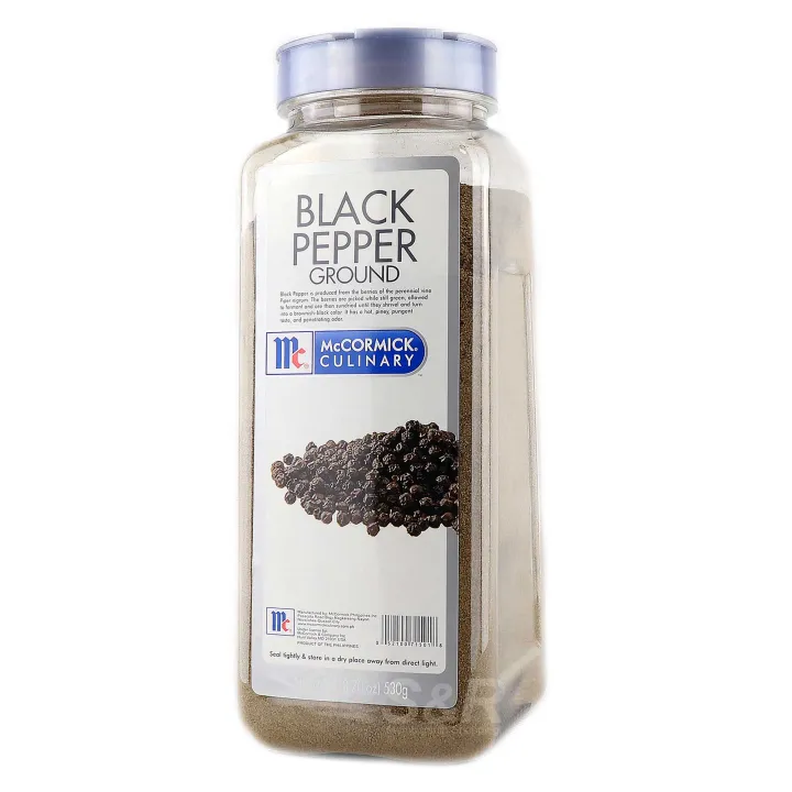 Mc Cormick Black Pepper Ground 530g | Lazada PH