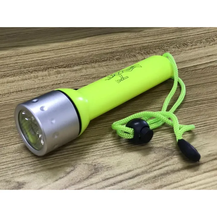 HEAVY DUTY SHALLOW LED UNDERWATER 50M Scuba Diving Flashlight Torch ...
