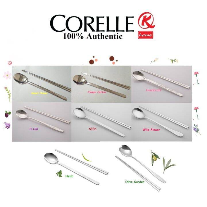 CORELLE Coordinates Spoon & Chopsticks Set | Lazada PH