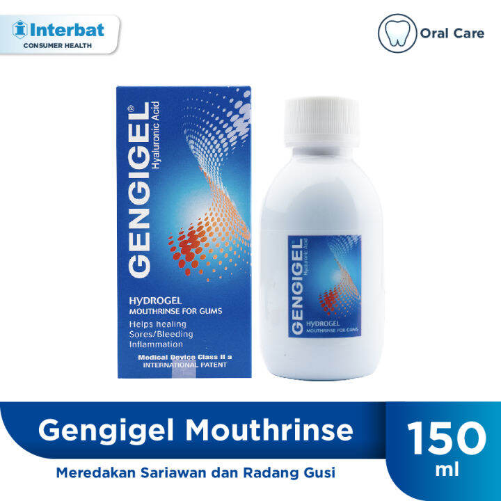 Gengigel Mouthrinse 150 mL - Meredakan Sariawan dan Radang Gusi ...
