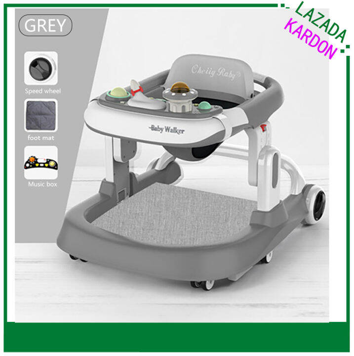 Baby Walker Anti-o-leg Multi-function Anti-fall Anti-rollover Baby U ...