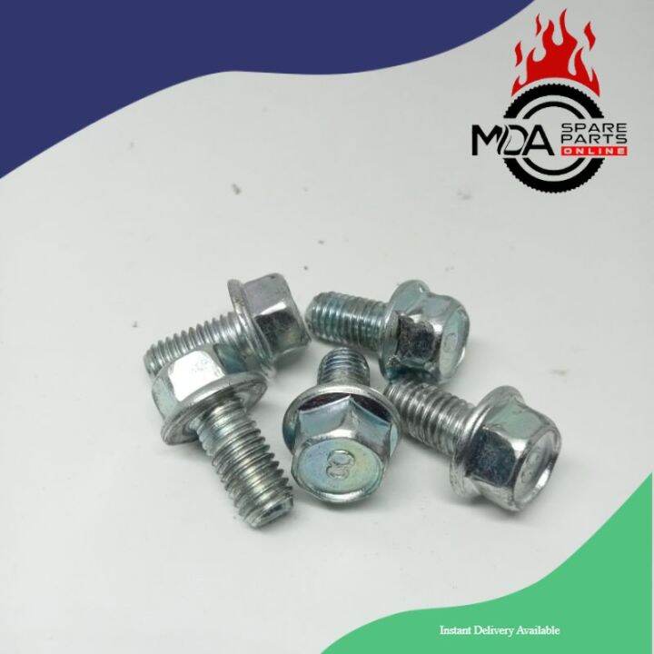 MDA BAUT 12 M8 × 16 ORI BAUT PANJANG 1,6 CM BAUT BAJA | Lazada Indonesia