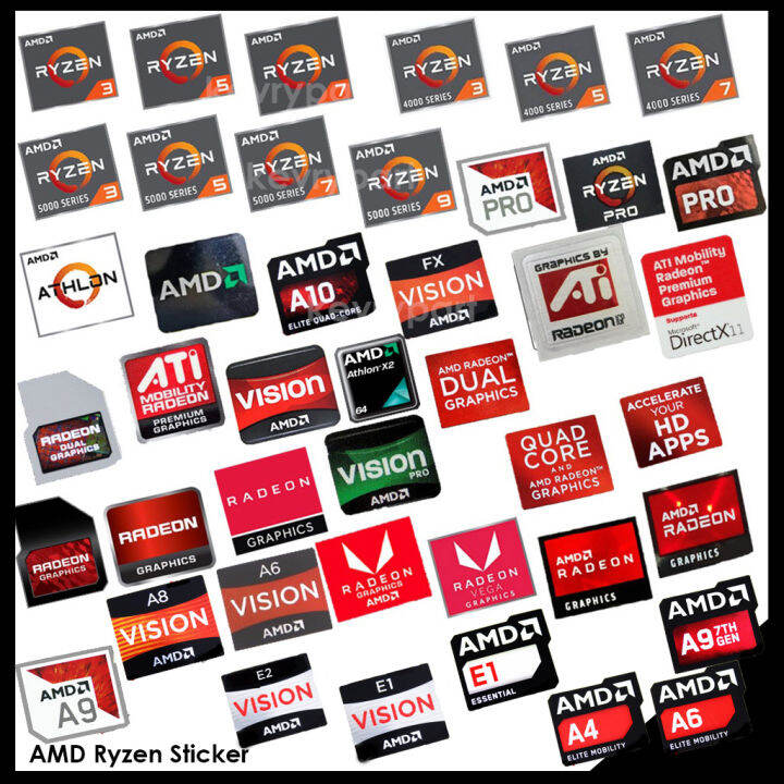 AMD Athlon Vega Ryzen ATI AMD Ryzen 3 Ryzen 5 Ryzen 7 Ryzen 3,5,7 4000 ...