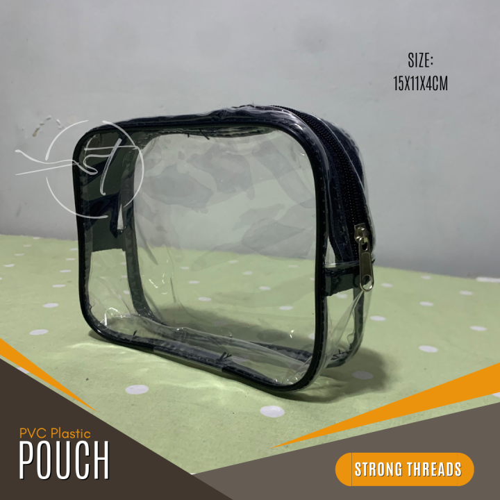 TRANSPARENT POUCH PVC POUCH TRAVEL ORGANIZER MEDICINE HYGENE KIT MAKEUP ...