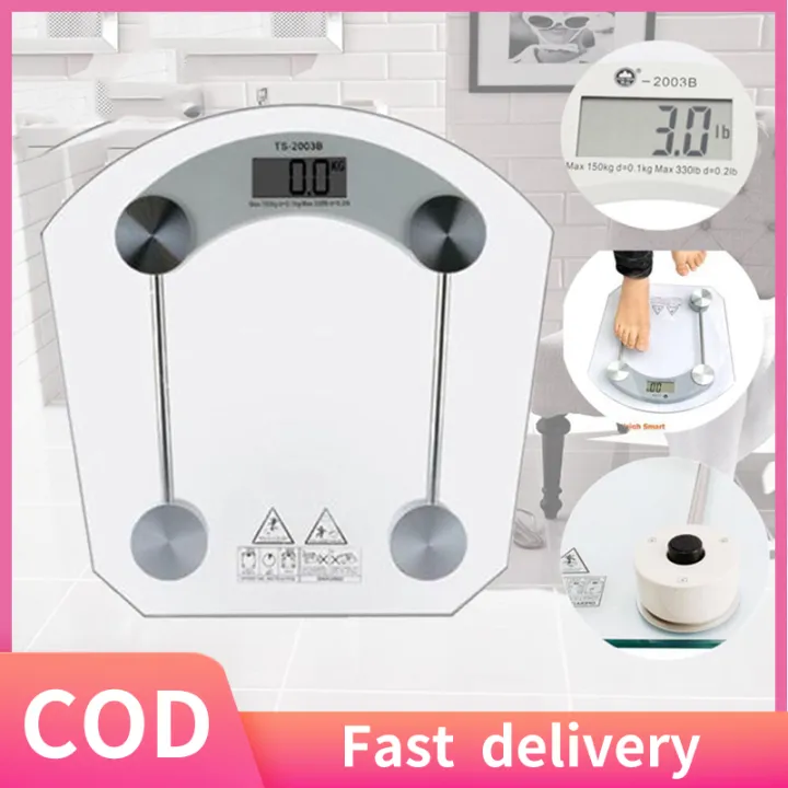 Digital Lcd Electronic Glass Bathroom Weighing Scale Lazada Ph