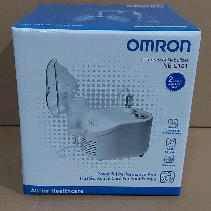 Compressor Nebulizer OMRON NE-C101 / NEC101 / C101 / Alat Nebu Uap ...