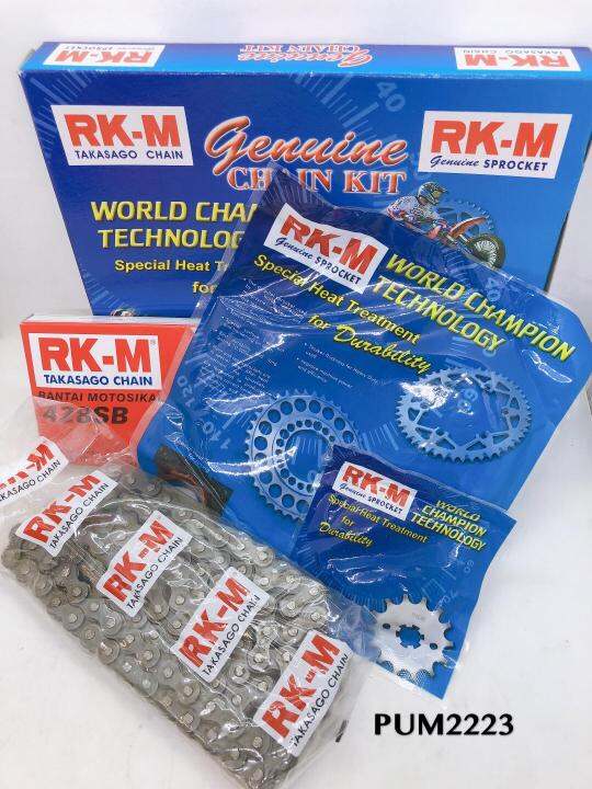 HONDA RS150 EX5 RKM SPROCKET SET 428 96L HONDA HTM WAVE100 WAVE-100 ...