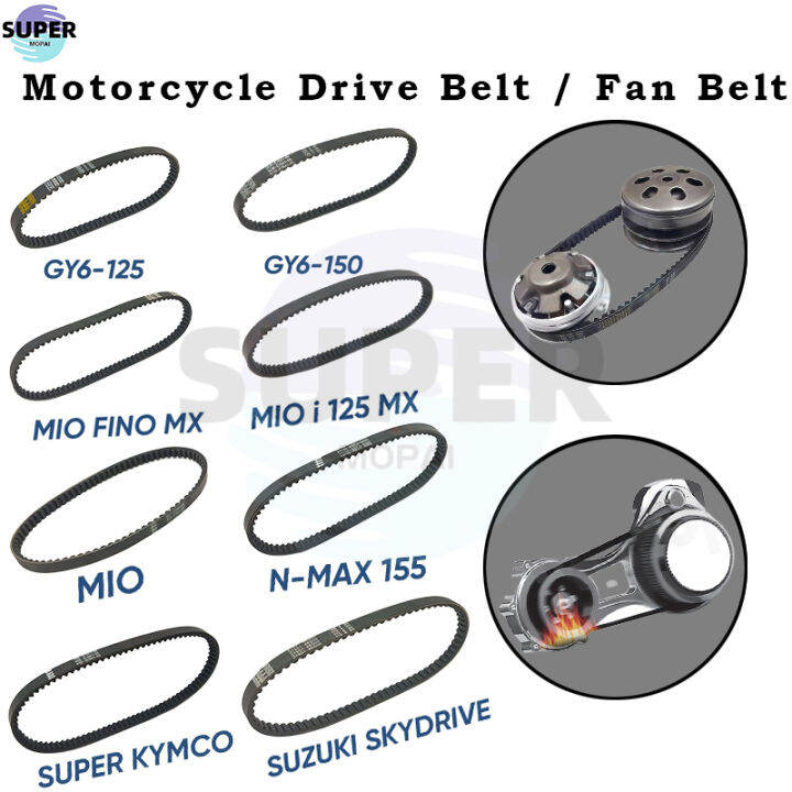 Motorcycle Drive Belt / Fan Belt V Belt Genuine ORIGINAL Fan Belt ...