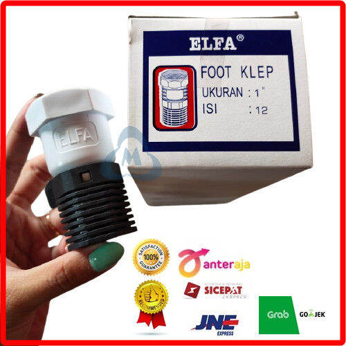 Foot Klep PVC 1/2" 3/4" 1" Foot Valve Tusen Klep Footklep 1/2 inch 3/4 ...