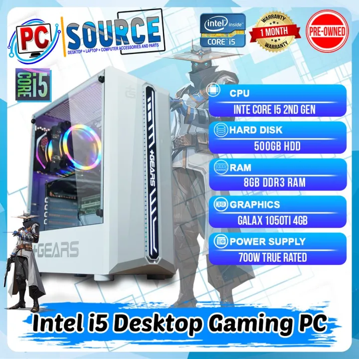 Intel Core i5 Gaming PC | 8GB RAM, 500GB HDD, GTX 1050ti 4gb Video card ...